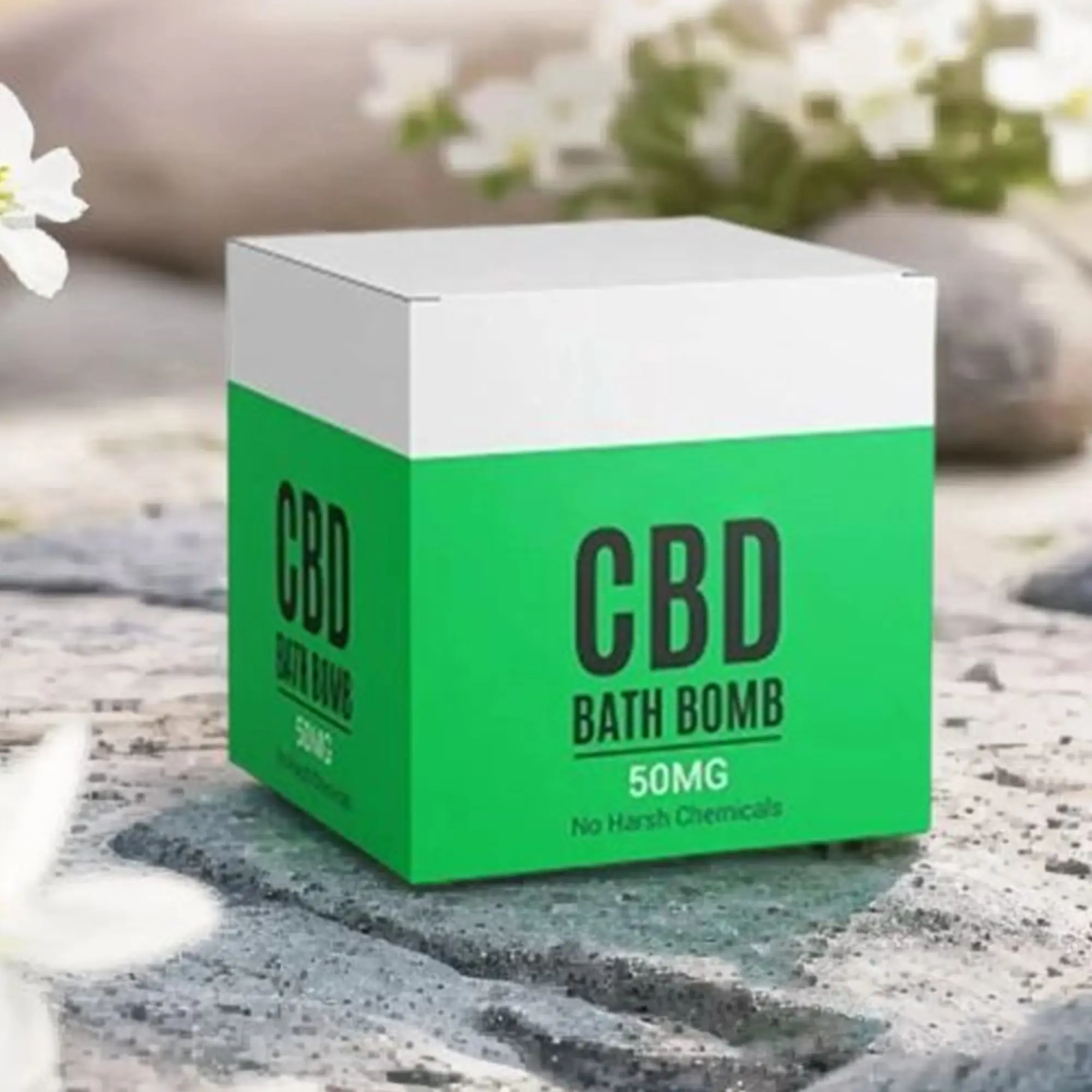 Custom CBD Bath Bomb Boxes Wholesale | Custom Packaging Pro