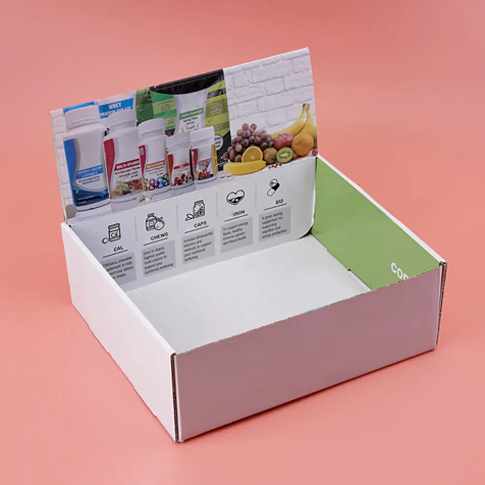Custom Printed Health Counter Display Packaging Boxes