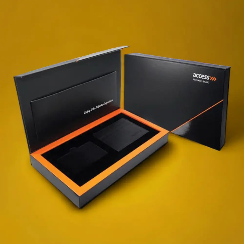 Custom Printed Portfolio Packaging Boxes