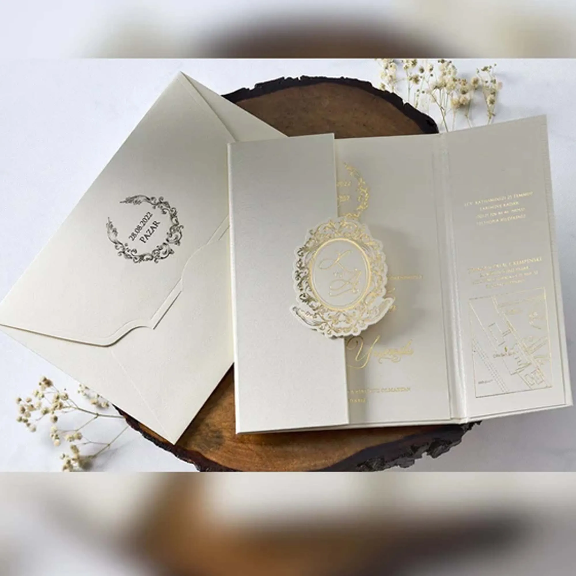 Custom Printed Invitation Boxes Wholesale